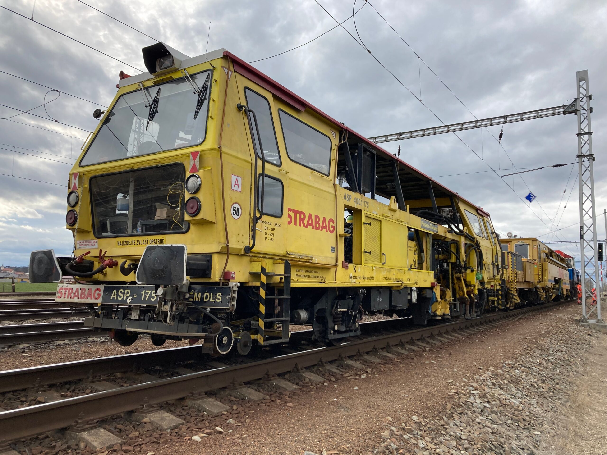 Strabag Rail´s two automatic tamping machines arrived on March 13, 2023 ...