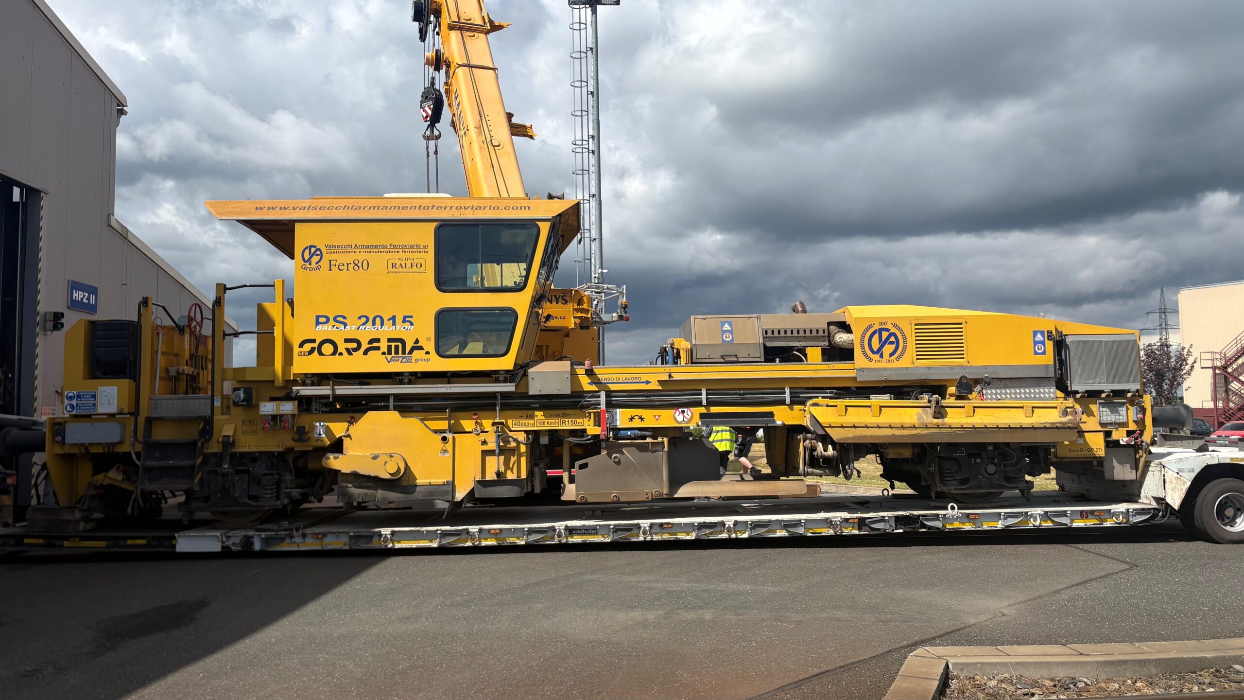 On May 7, 2026, a rail plough from the customer New Sorema Ferroviaria ...